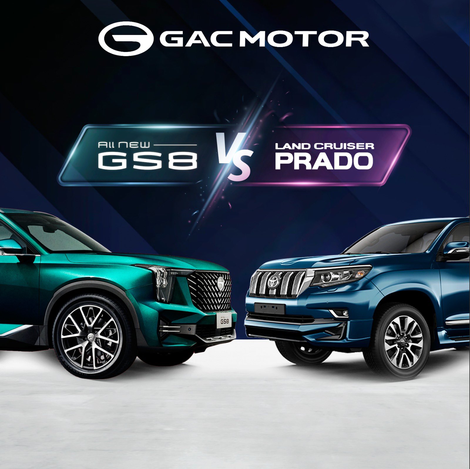 Comparativo: GAC All New GS8 vs. Land Cruiser Prado TXL ⚡ - Gac Motor Angola - Go And Change
